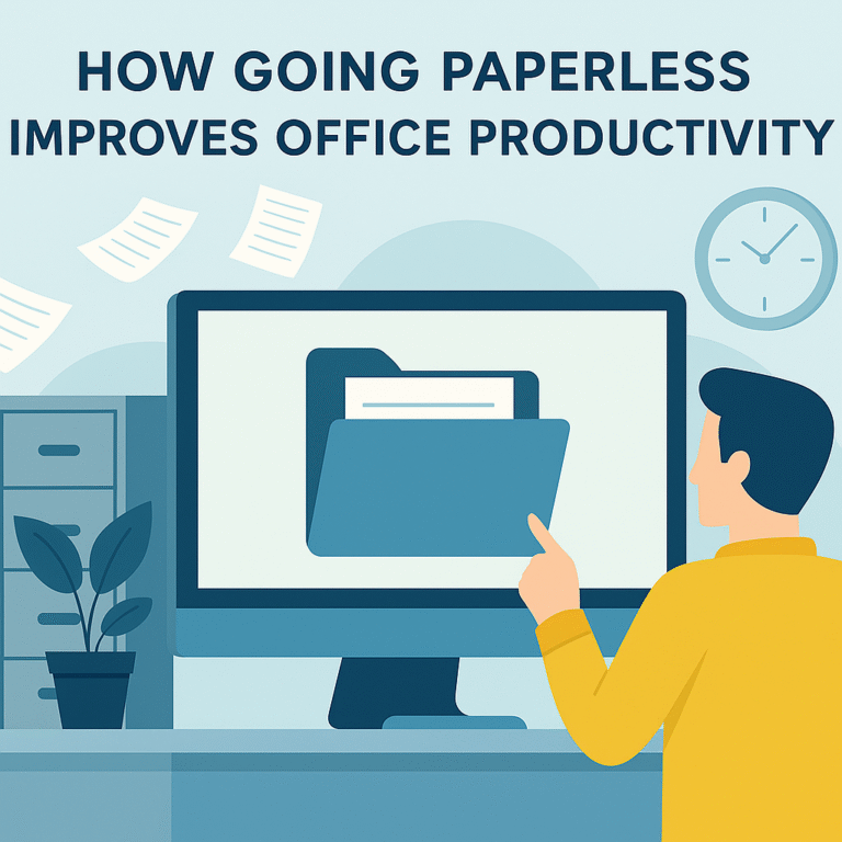 How Going Paperless Improves Office Productivity | Data Solutions Group Ltd
